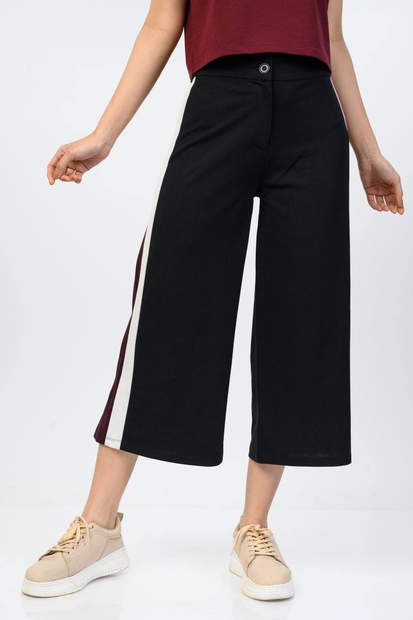 Ladies Colour Block Pant - Calf Length - Altruism Fashion LLP